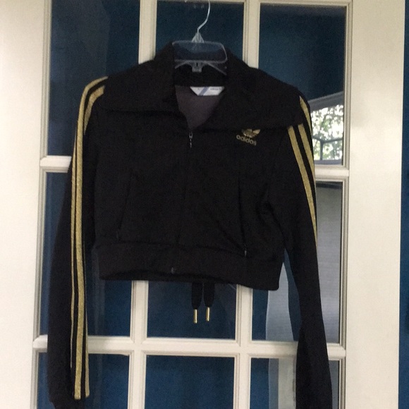 adidas | Jackets & Coats | Vintage Adidas Cropped Track Jacket | Poshmark
